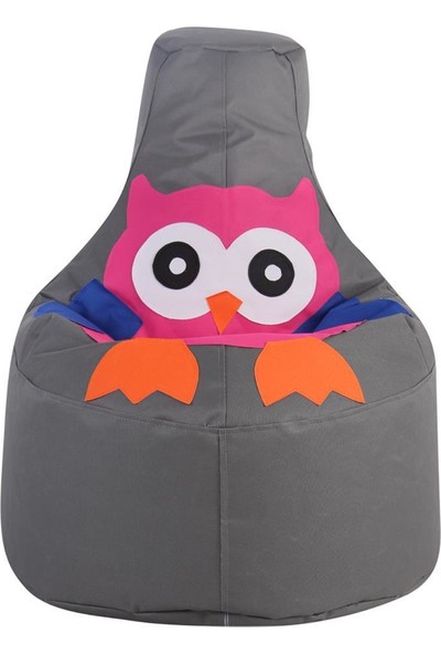 Baykuş Armut Koltuk Gri Imperteks 67*60*25 cm