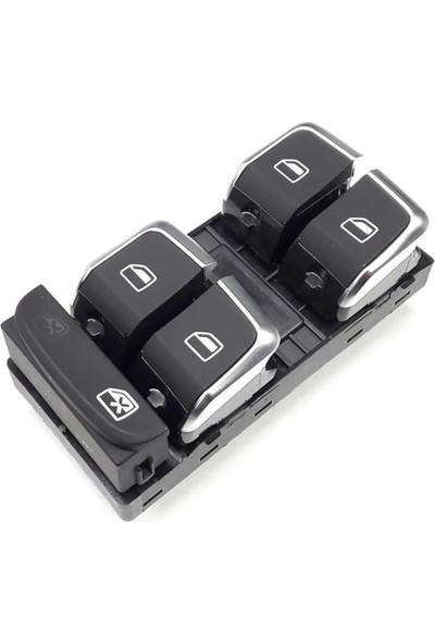 Mcar Audi A4 2013-2015 Sol Cam Düğmesi Cam Kilitli Krom 8K0959851F