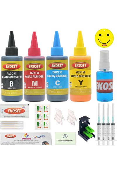 Ekoset Desk Jet Plus 4120 4122 4130 305 Kartuş Dolum Seti Ekoset Desk Jet Plus 4120 4122 4130 305 Kartuş Dolum Seti