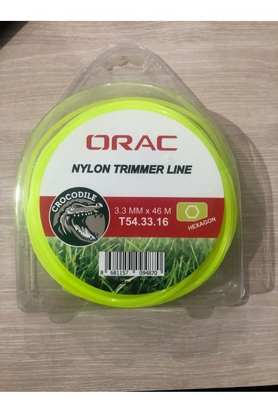 Orac Tırpan Misinası 3.3 mm Altıköşe 46 m