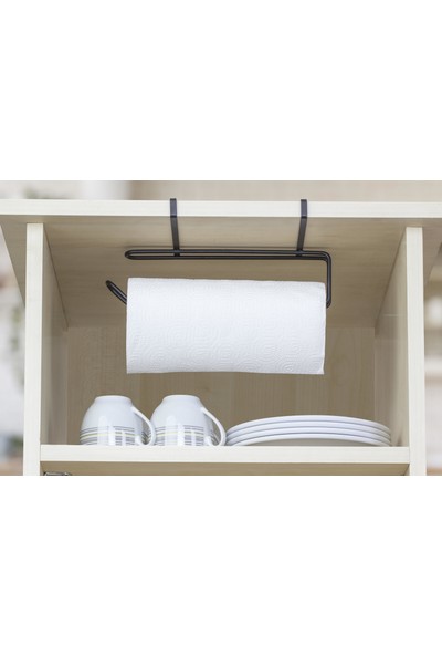 Okyanus Home Siyah Askılı Kağıt Havluluk Okyanus Home Siyah Askılı Kağıt Havluluk