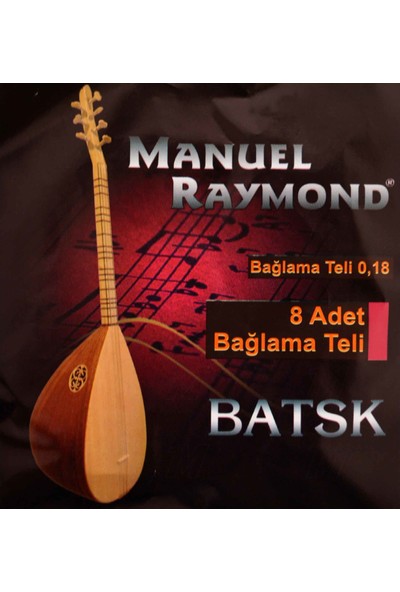 Manuel Raymond Bağlama Teli Takım 0.18 Batsk Manuel Raymond Bağlama Teli Takım 0.18 Batsk