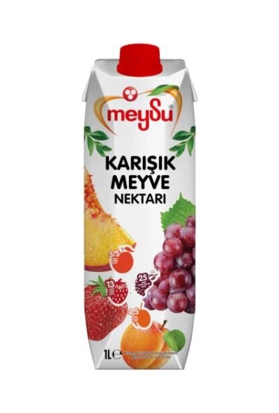Meysu Karışık Nektar 1 Lt Prizma x 12 Li