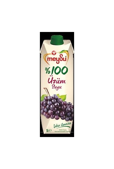 Meysu %100 Üzüm Suyu 1 Lt x 12 Li