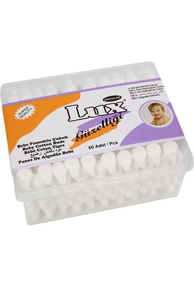 Lux Baby Kulak Temizleme Çubuğu 60'lı