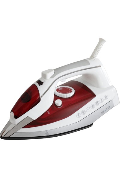Vestel Elmas 3200 Kırmızı Buharlı Ütü