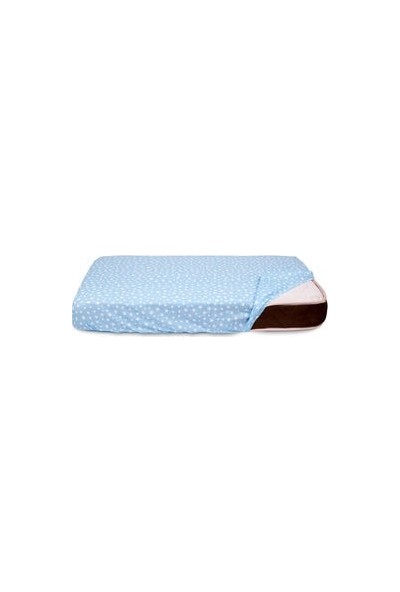Bebek Özel Pamuk Bebek ve Çocuk Lastikli Mavi Çarşaf 70X110 Bebek Özel Pamuk Bebek ve Çocuk Lastikli Mavi Çarşaf 70X110