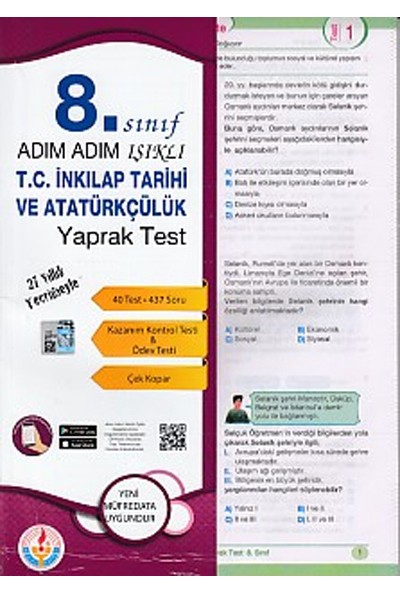 Bilal Işıklı Yayınları Inkılap Tarihi ve Atatürkçülük 8. Sınıf Yaprak Test Bilal Işıklı Yayınları Inkılap Tarihi ve Atatürkçülük 8. Sınıf Yaprak Test