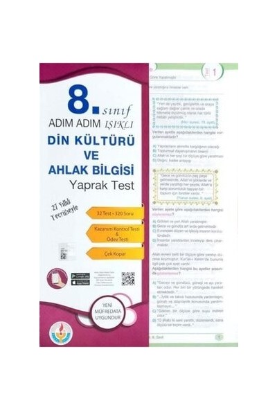 Bilal Işıklı Yayınları Din Kültürü ve Ahlak Bilgisi 8. Sınıf Yaprak Test Bilal Işıklı Yayınları Din Kültürü ve Ahlak Bilgisi 8. Sınıf Yaprak Test