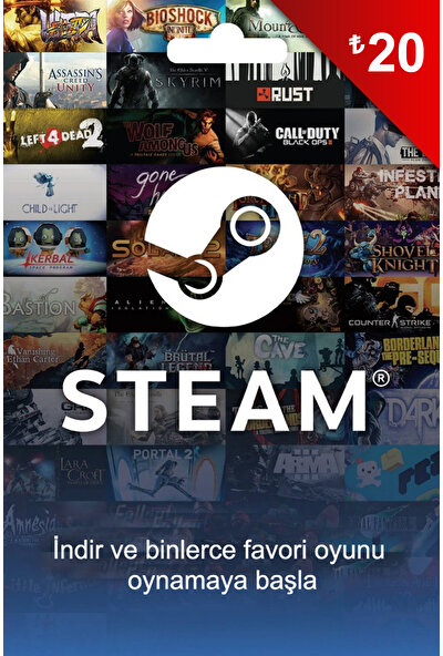 Steam 20 Tl Cüzdan Kodu Steam 20 Tl Cüzdan Kodu