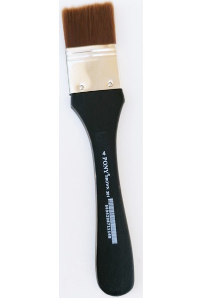 Fırça İpek Uçlu Zemin No:4 Pony BROWN 201 3,5cm