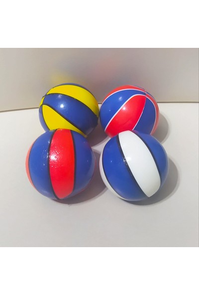 CN Ticaret Renkli Dört Adet Mini Stres Topu