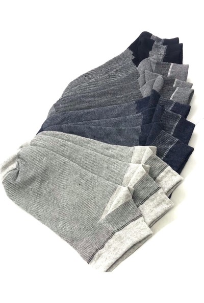 Black Arden Socks Erkek Patik 12'li