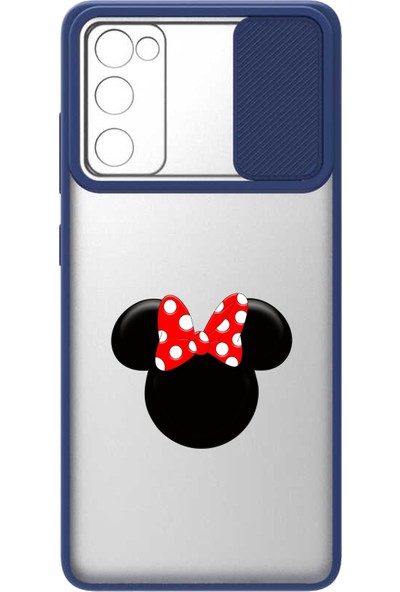 Samsung Galaxy S20 Fe Kılıf Slayt Sürgülü Lens Kamera Korumalı Silikon Lacivert - Miss Mickey Samsung Galaxy S20 Fe Kılıf Slayt Sürgülü Lens Kamera Korumalı Silikon Lacivert - Miss Mickey