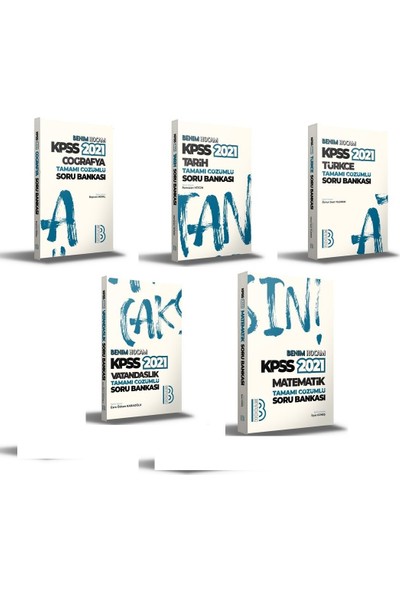 Benim Hocam Yayınları 2021 KPSS Çözümlü Soru Bankası Modüller Set Benim Hocam Yayınları 2021 KPSS Çözümlü Soru Bankası Modüller Set
