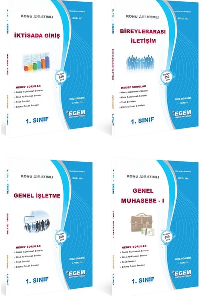 Egem Yayınları AÖF Muhasebe ve Vergi Uygulamaları 1. Sınıf 1. Dönem (Güz) Egem Yayınları AÖF Muhasebe ve Vergi Uygulamaları 1. Sınıf 1. Dönem (Güz)