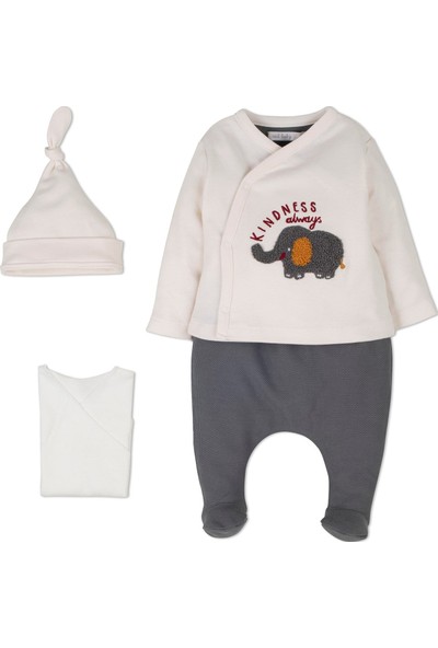 Idil Baby 4'lü Bebek Hastane Çıkış Seti 14292