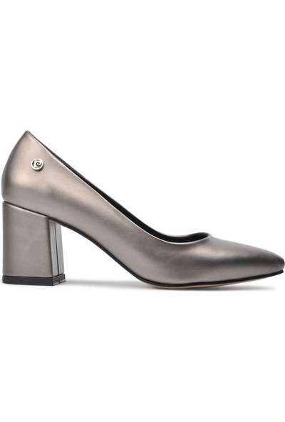Pierre Cardin 50176 Platin Kadın Topuklu Ayakkabı
