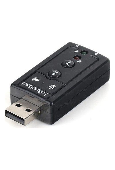 Alfais 4506 7.1 3.5mm USB Ses Kartı Mikrofon Kulaklık Harici Alfais 4506 7.1 3.5mm USB Ses Kartı Mikrofon Kulaklık Harici