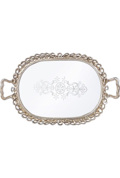 Karaca Nova Twist Dekoratif Tepsi 52X32 cm