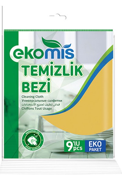 Ekomis Temizlik Bezi 9'lu