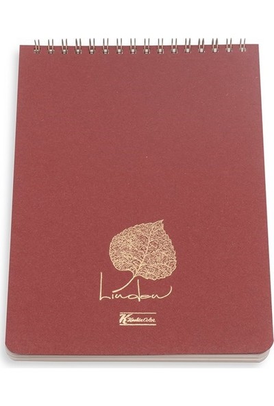 Keskin Color A6 Çizgili Linden Bloknot-Kırmızı Keskin Color A6 Çizgili Linden Bloknot-Kırmızı