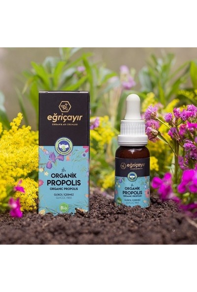 Eğriçayır Organik Propolis 20 ml (Su Bazlı) Eğriçayır Organik Propolis 20 ml (Su Bazlı)