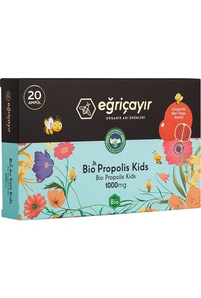 Eğriçayır Bio Propolis Kids 1000 Mg 20 Ampul