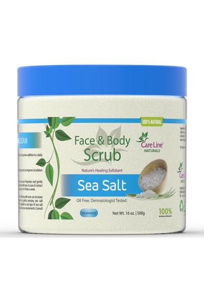 Careline Deniz Tuzu Yüz ve Vücut Peeling Scrub Cildi Sıkılaştırır ve Dokusunu Iyileştirir 500 gr Careline Deniz Tuzu Yüz ve Vücut Peeling Scrub Cildi Sıkılaştırır ve Dokusunu Iyileştirir 500 gr