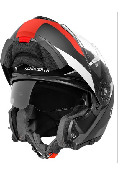 Schuberth C3 Pro Kask Sestante Red Schuberth C3 Pro Kask Sestante Red