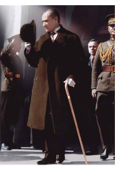 Movas Sanat Protokolü Selamlayan Atatürk Elmas Mozaik Tablo