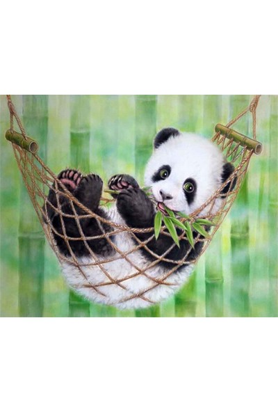 Movas Sanat Hamakta Yatan Yavru Panda Elmas Mozaik Tablo Movas Sanat Hamakta Yatan Yavru Panda Elmas Mozaik Tablo