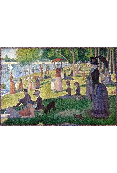 Movas Sanat Seurat La Grande Jatte (1886) Elmas Mozaik Tablo Movas Sanat Seurat La Grande Jatte (1886) Elmas Mozaik Tablo