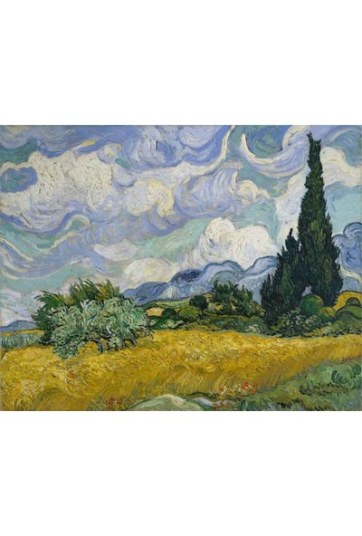 Movas Sanat Vincent Van Gogh Selviler Elmas Mozaik Tablo Movas Sanat Vincent Van Gogh Selviler Elmas Mozaik Tablo