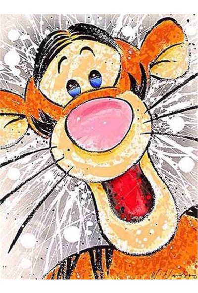Movas Sanat Disney Turuncu Panter Elmas Mozaik Tablo Movas Sanat Disney Turuncu Panter Elmas Mozaik Tablo