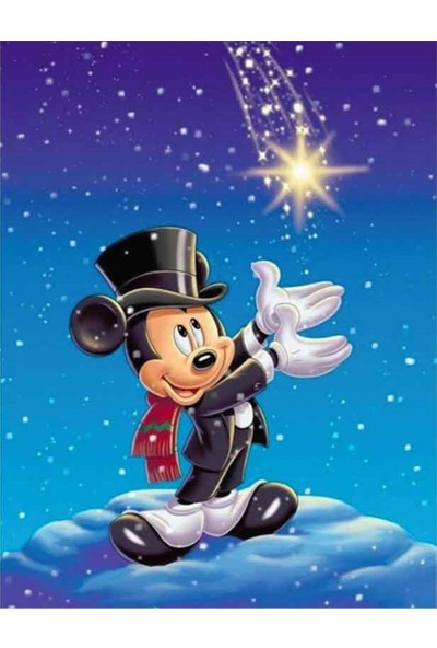 Movas Sanat Mickey Mouse ve Yıldız Elmas Mozaik Tablo Movas Sanat Mickey Mouse ve Yıldız Elmas Mozaik Tablo