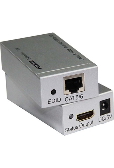 Hytech HY-HDEX60 HDMI To HDMI Extender Cat6 60M Uzatıcı Hytech HY-HDEX60 HDMI To HDMI Extender Cat6 60M Uzatıcı
