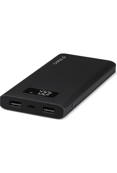 Ttec AlumiSlim LCD 10000mAh Taşınabilir Şarj Aleti Powerbank Siyah Ttec AlumiSlim LCD 10000mAh Taşınabilir Şarj Aleti Powerbank Siyah