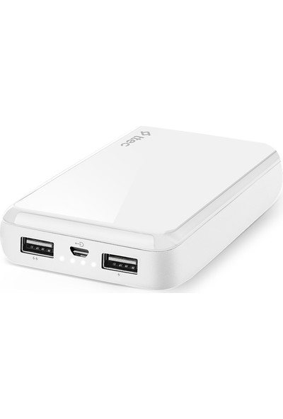 Ttec ReCharger 10000mAh Taşınabilir Şarj Aleti - Beyaz Ttec ReCharger 10000mAh Taşınabilir Şarj Aleti - Beyaz