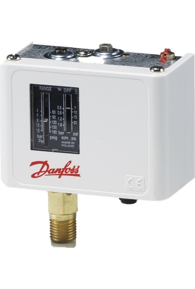 Danfoss KPI38 Danfoss Basınç Prosestat 8-28BAR Danfoss KPI38 Danfoss Basınç Prosestat 8-28BAR
