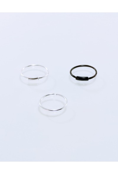 Takıparkxs 925 Ayar Gümüş Üçlü Halka Hızma Set Takıparkxs 925 Ayar Gümüş Üçlü Halka Hızma Set