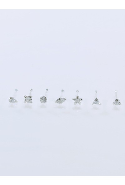 Takıparkxs 925 Ayar Zirkon Taşlı Yedili Gümüş Hızma Set Takıparkxs 925 Ayar Zirkon Taşlı Yedili Gümüş Hızma Set