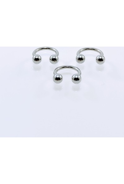 Takıparkxs 316L Cerrahi Çelik Üçlü Set 6mm Top Uçlu Septum Piercing Takıparkxs 316L Cerrahi Çelik Üçlü Set 6mm Top Uçlu Septum Piercing