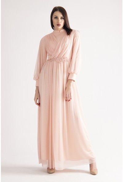 Belamore Kadın Pudra Abiye 1604003.79