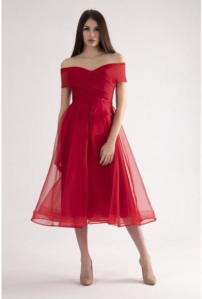 Belamore Kadın Kırmızı Abiye 9704811.08