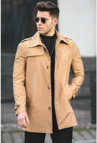 Madmext Camel Erkek Trençkot 5108 Madmext Camel Erkek Trençkot 5108