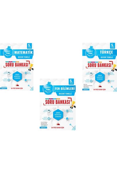 Nartest Yayınevi 5. Sınıf Mavi Soru Bankası Seti