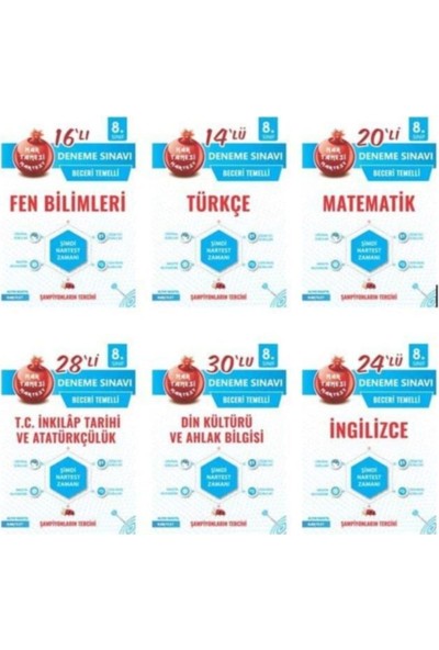Nartest Yayınevi 8. Sınıf LGS Nartanesi Efsane Deneme Seti 6 Kitap Nartest Yayınevi 8. Sınıf LGS Nartanesi Efsane Deneme Seti 6 Kitap