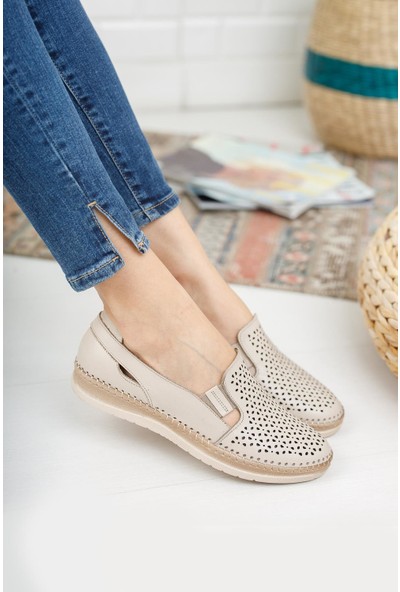 Diego Carlotti Hakiki Deri Kadın Ayakkabı