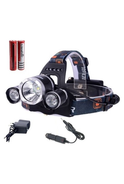 F.b.ı BR-5000 T6 Kafa Feneri 5000 Lumens 3xcree Xm-T6+2r5 Lamba LED Kamp Lambası F.b.ı BR-5000 T6 Kafa Feneri 5000 Lumens 3xcree Xm-T6+2r5 Lamba LED Kamp Lambası